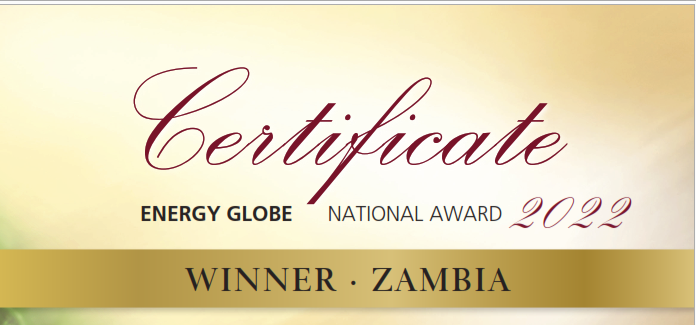 BCP Named Energy Globe Winner in Zambia! | Biocarbon Partners